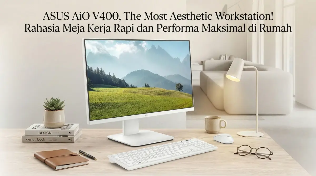 ASUS AiO V400, The Most Aesthetic Workstation!
